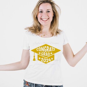 Congrats Grad 2024 Graduation Caps Graduation Hat Senior College ...