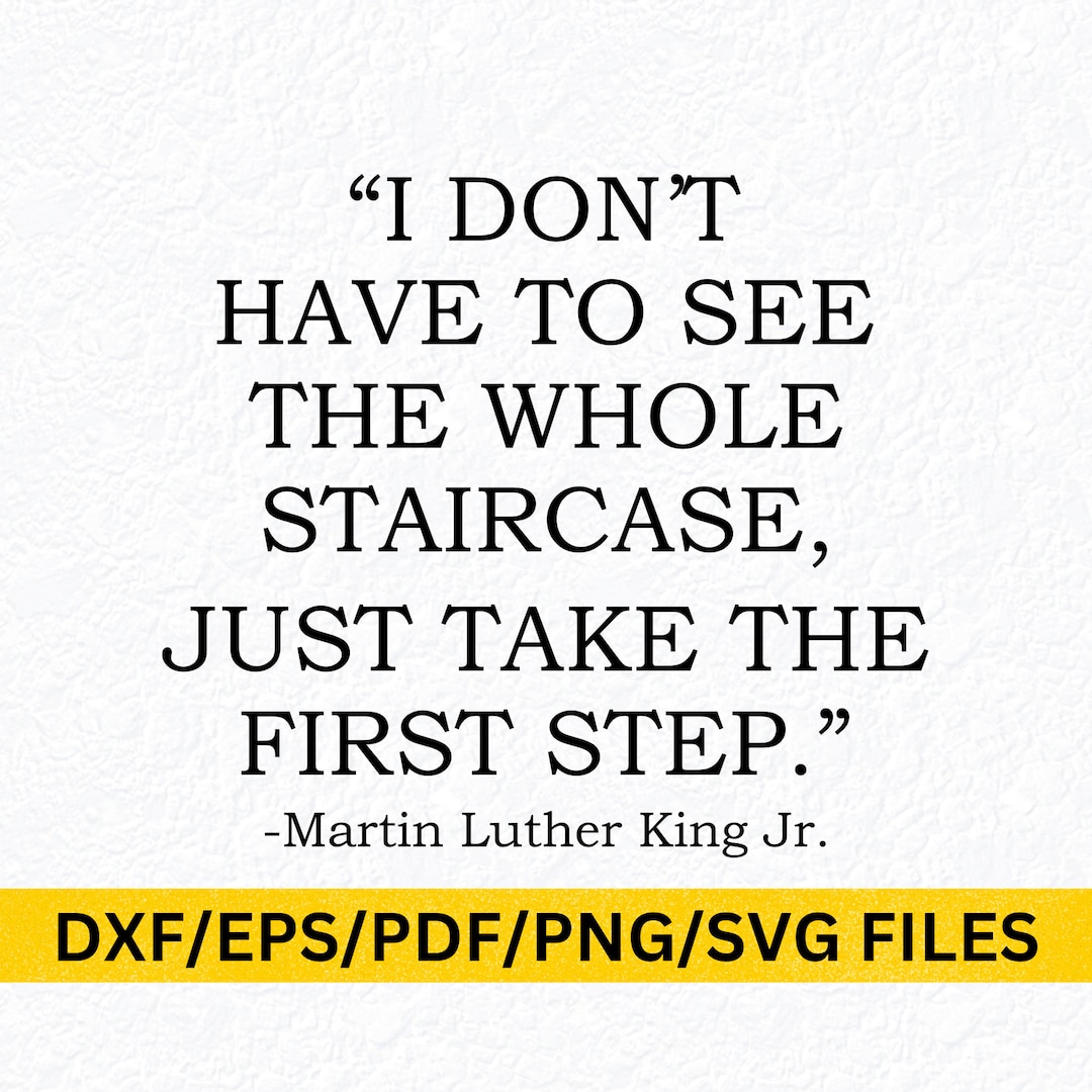 Dr. Martin Luther King Svg Png MLK Quote Svg Black History Svg MLK Day ...