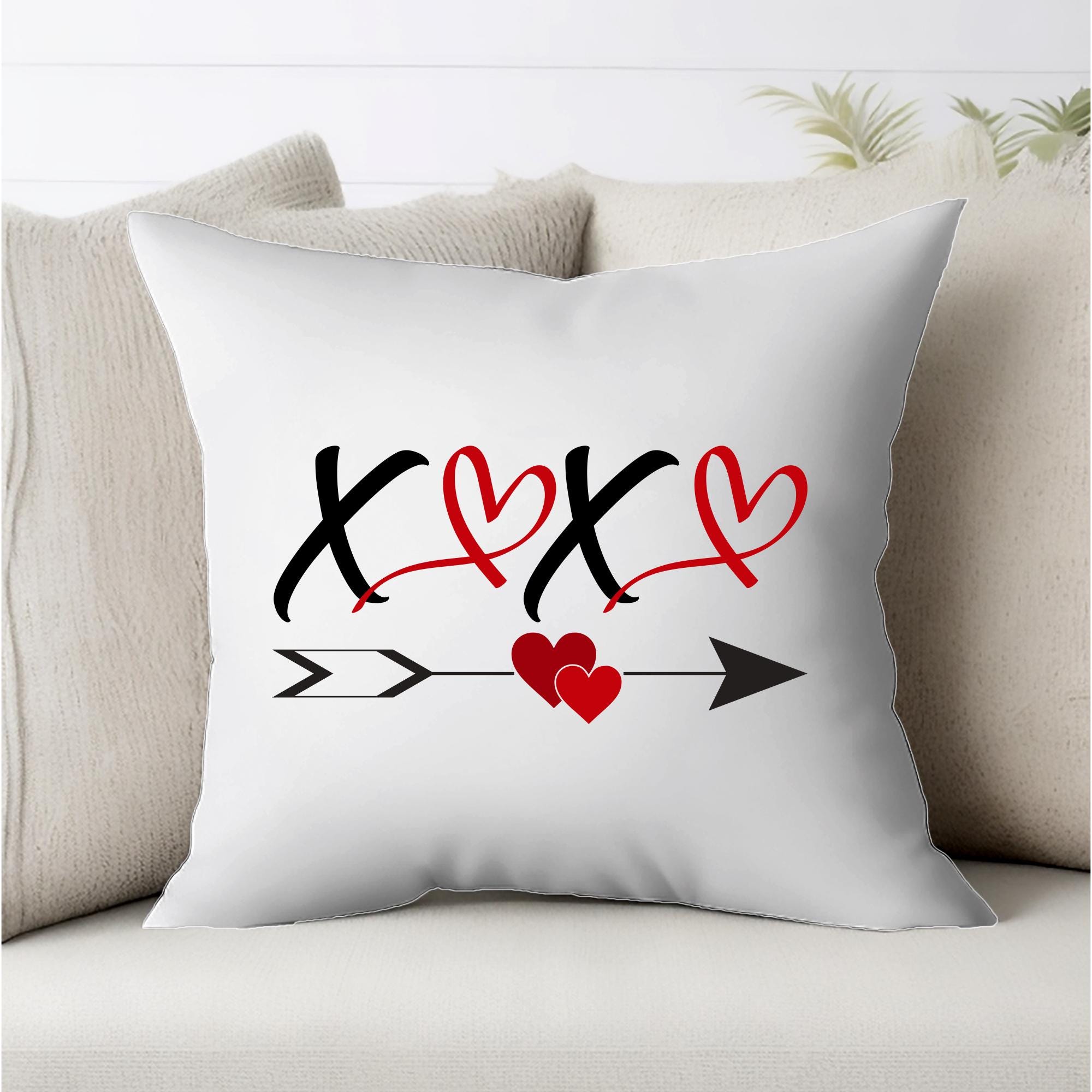 Modern XOXO Arrow Heart SVG – Valentine Love Design (digital Files) - Etsy