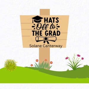 Hats off to the Grad Senior College Masters Graduate Gift Congrats Grad ...