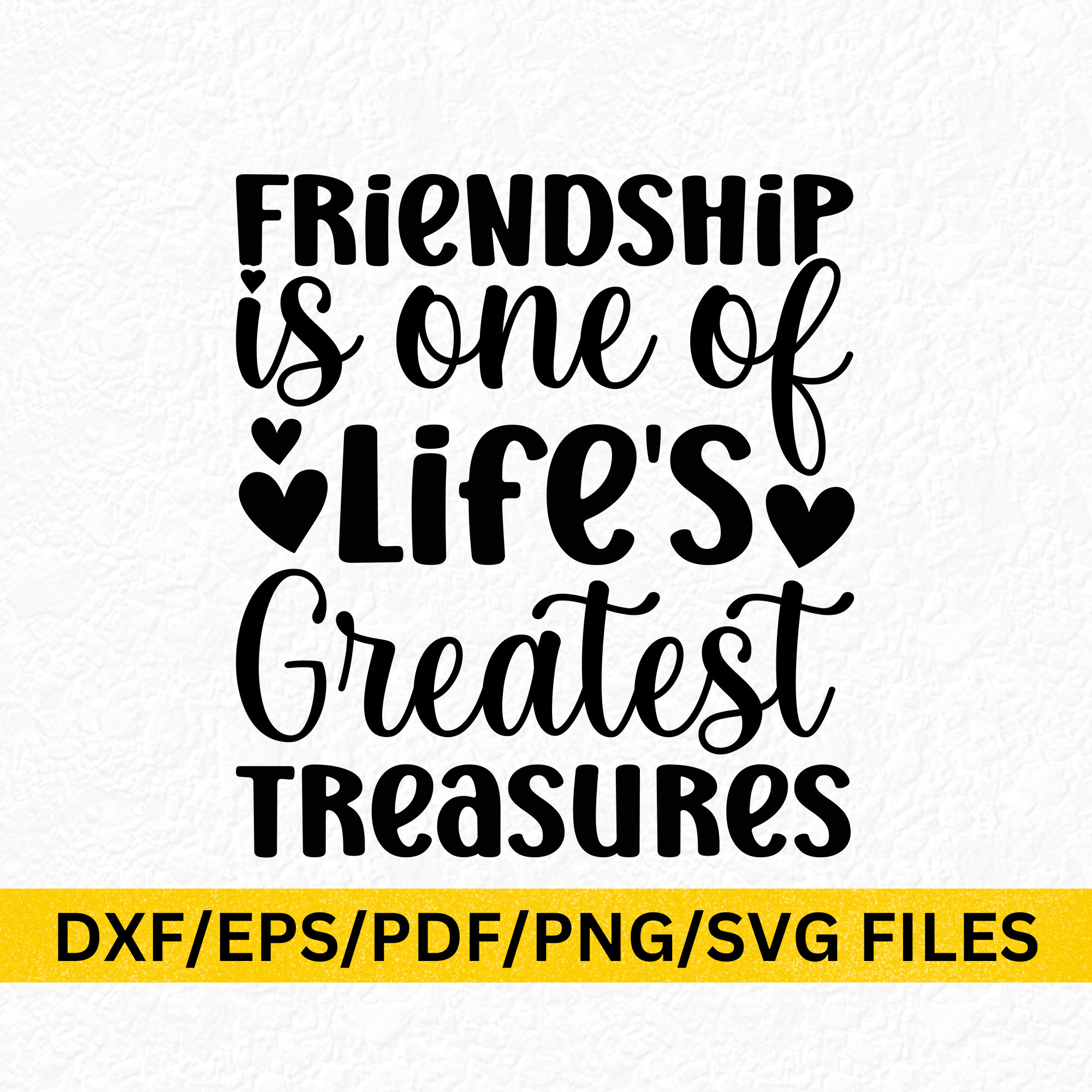 Treasured Friendship Quotes Friendship Day Quotes Stock Vector Image