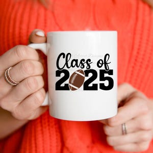 Class of 2025 Football Sport Design Senior Football Player High School ...