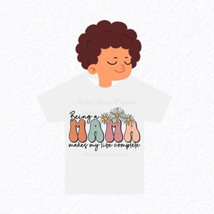Being A Mama Makes My Life Complete Mom Quote Mama Life Cute Mama Retro ...