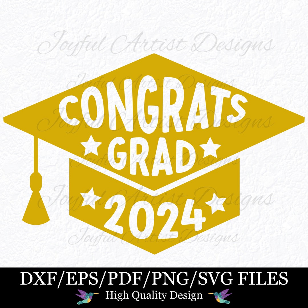 Congrats Grad 2024 Graduation Caps Graduation Hat Senior College ...