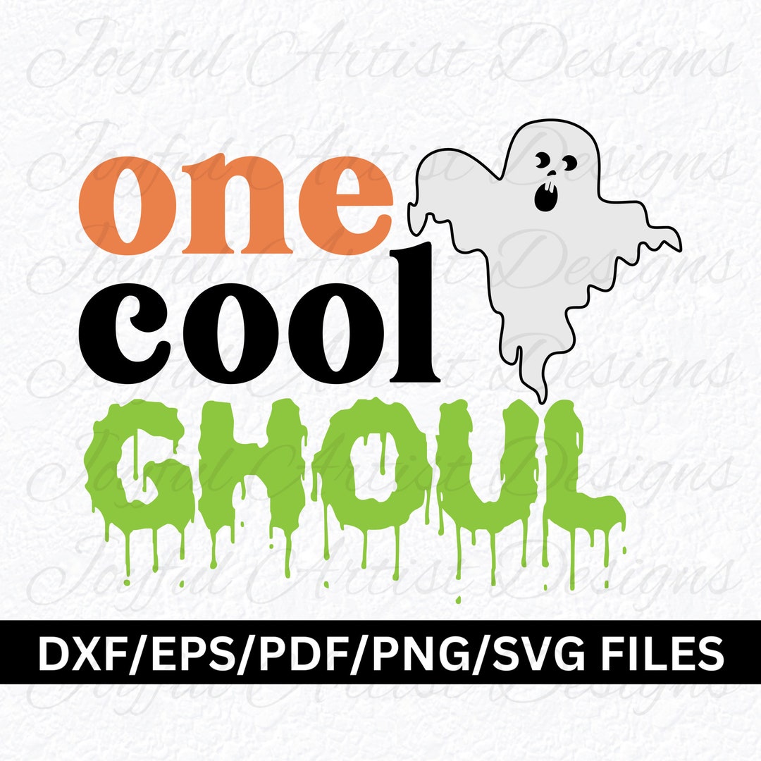 One Cool Ghoul Kids Funny Halloween Design for Baby Toddler Kid ...