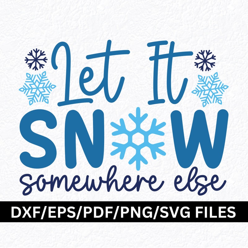 Let It Snow Sign - Etsy