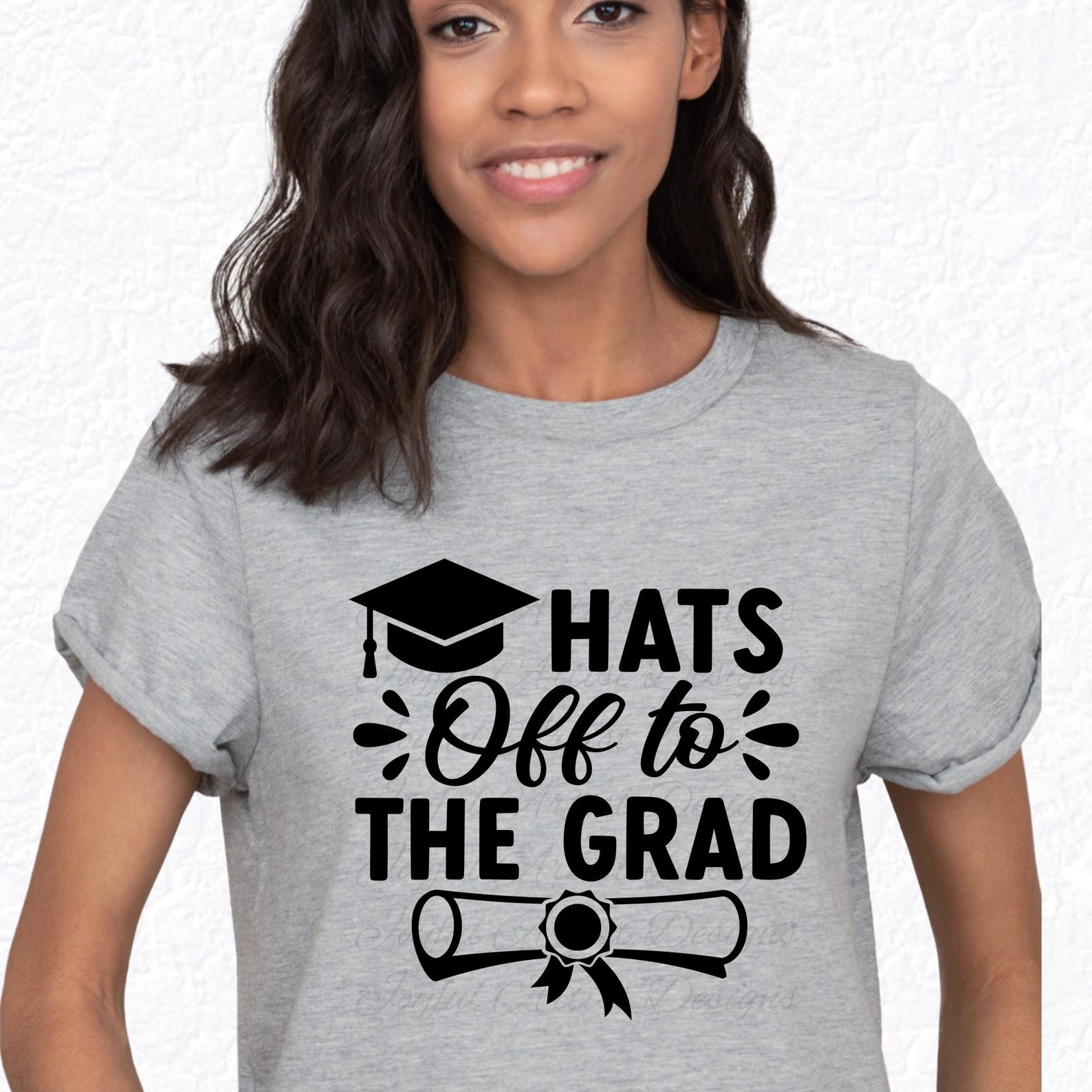 Grad Design Hats off to the Grad, Graduation Quote SVG Png for Senior ...