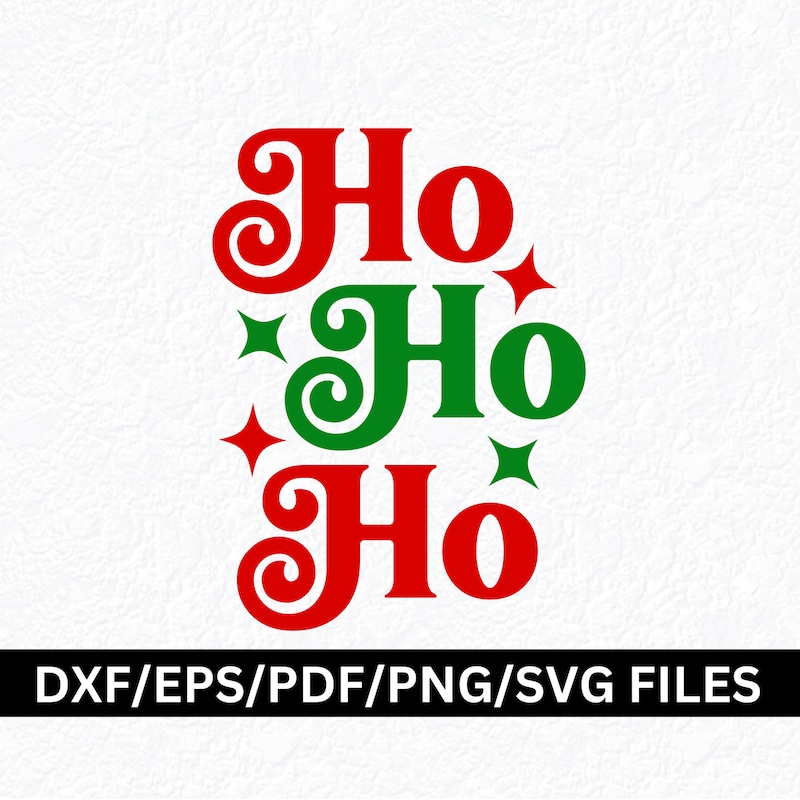 Ho Ho Ho Clip Art - Etsy