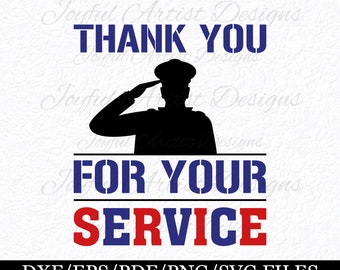 Veterans Day Thank You for Your Service Greeting Card - Etsy