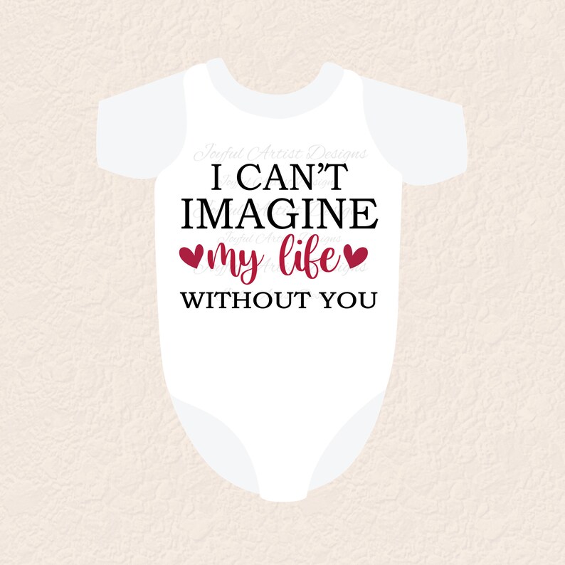 Friendship or Couples Love Quote SVG: I Can't Imagine My Life Without ...
