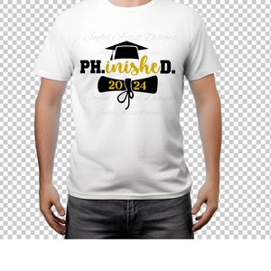 PHD Phinished 2024 Doctor of Philosophy Doctorate PHD Graduate Doctoral ...