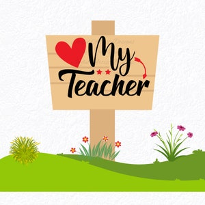 Love My Teacher Thank You Teacher's Day Gift Teacher Shirt Mug Cup ...