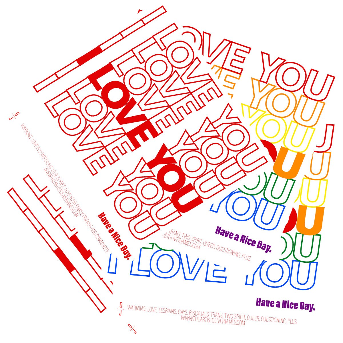 English-French. Pack of stickers I love you ''I LOVE YOU'' sticker pack ...