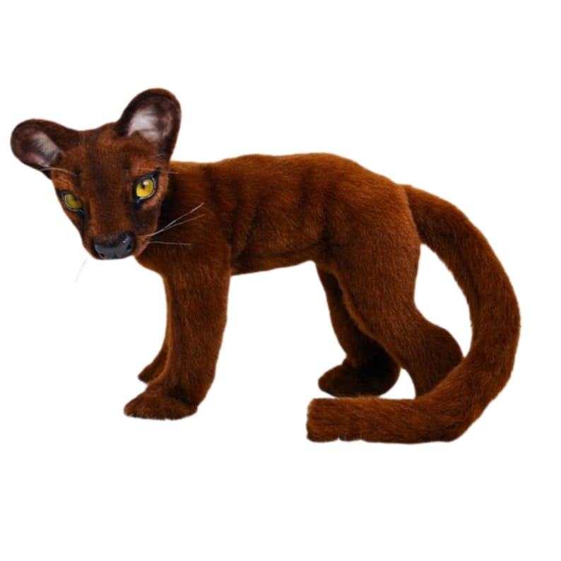 Madagascar Fossa Sewing Pattern PDF, Realistic Wild Cat Plush Toy ...