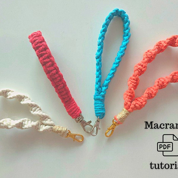 Macrame Keychain - Etsy