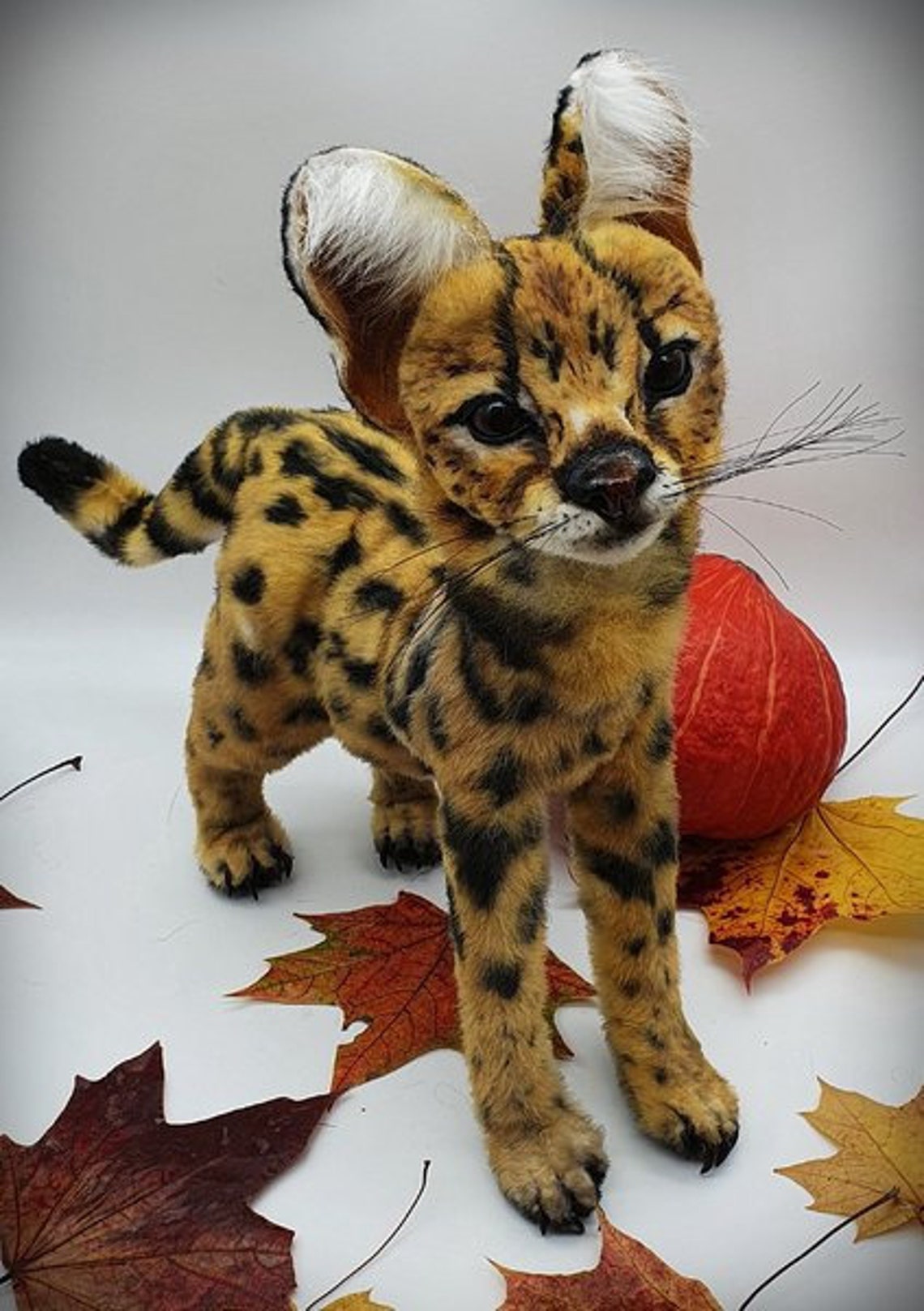 Serval Cat Sewing Pattern – Plush Toy PDF, Realistic Stuffed Animal ...