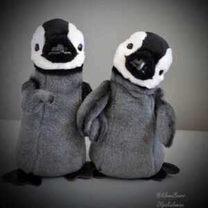 SEW PATTERN Penguin -collectible Toy-posing Toy-penguin Cub Toy-stuffed ...