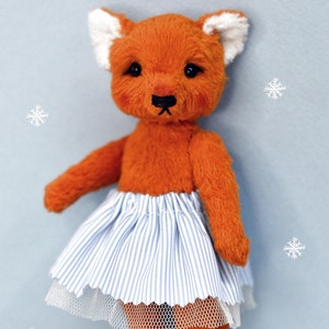 Teddy Fox Sewing Pattern , Fox Stuffed Toy, Fox Doll Sewing Pattern ...