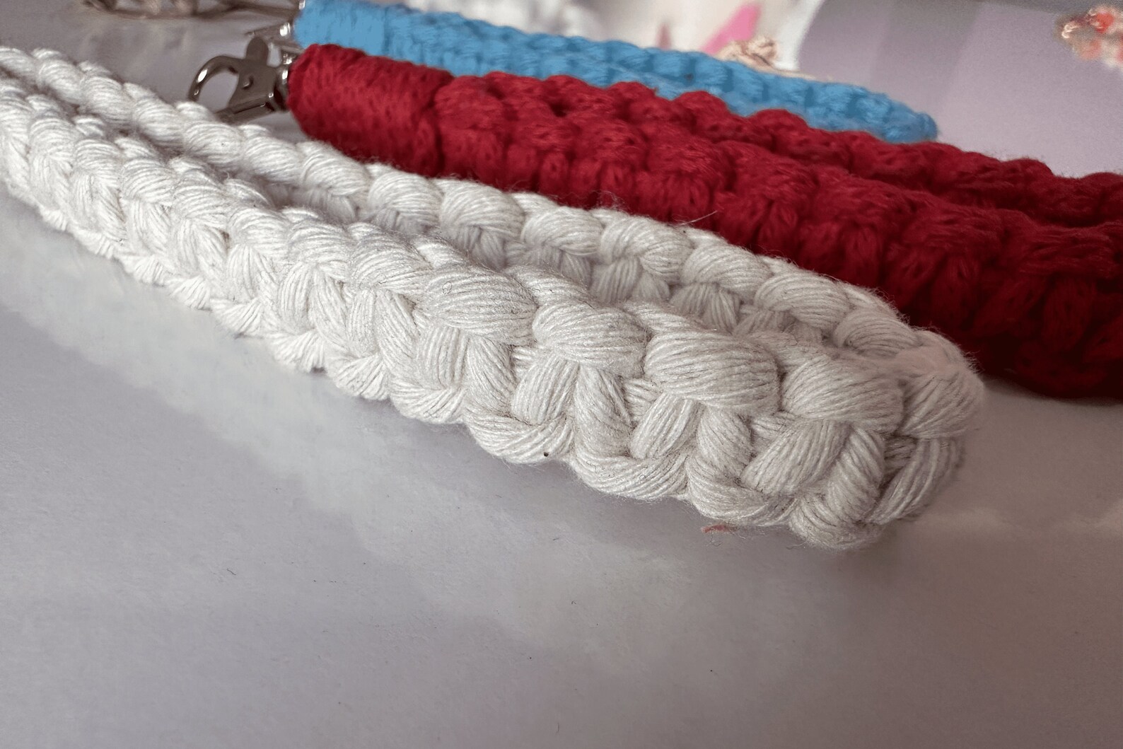 Macrame Keychain Pattern PDF Wristlet Key Chain Macrame for Beginners ...