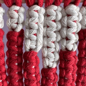 Pdf TUTORIAL of Macrame Heart Wall Hanging Valentine's Day Gift Step by ...