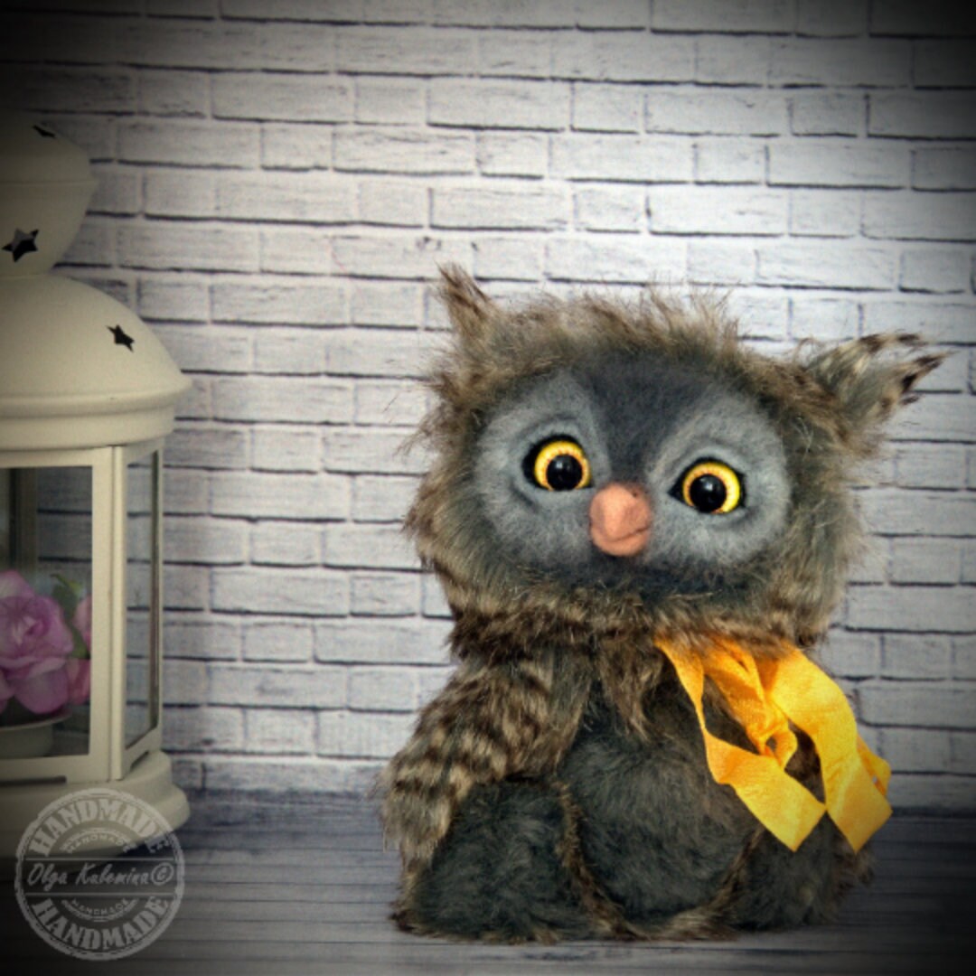 OWL PDF Pattern – Teddy Owl Sewing Template – Plush Owl Toy – Stuffed ...