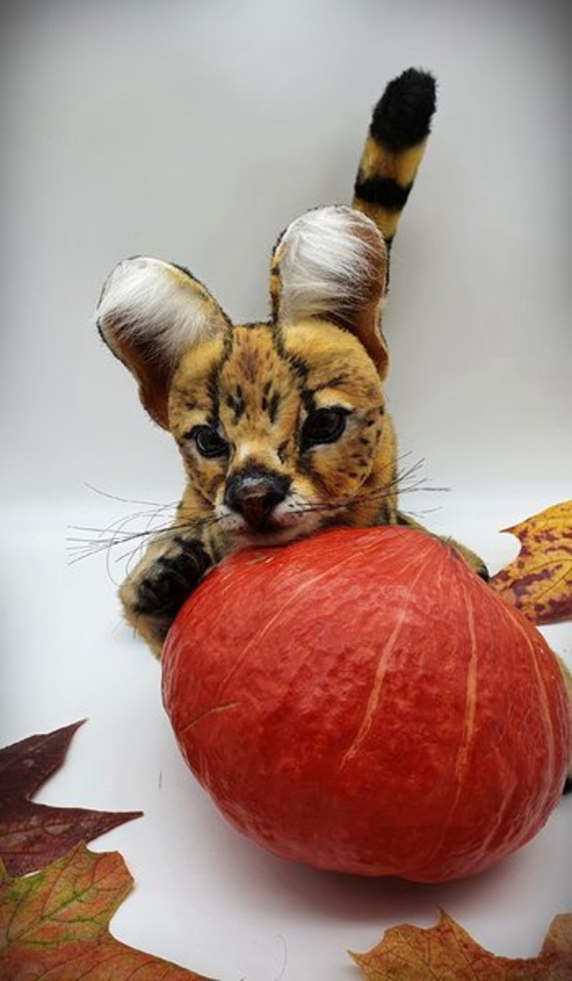 Serval Cat Sewing Pattern – Plush Toy PDF, Realistic Stuffed Animal ...