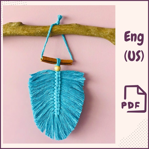 Macrame Leaf Pattern - Etsy