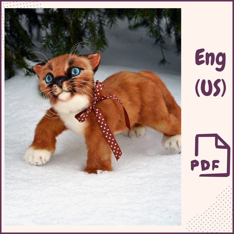 Stuffed Cat Pattern - Etsy