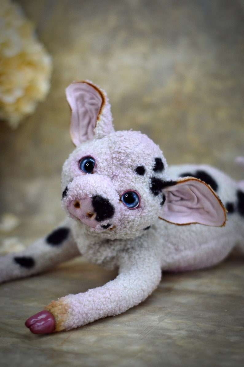Piglet Sewing Pattern PDF | Soft Toy Pig DIY | Realistic Plush Piggy ...