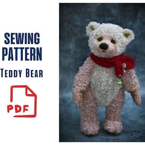 Classic Vintage Teddy Bear Pattern for Sewing Teddy Bear Sewing Pattern ...