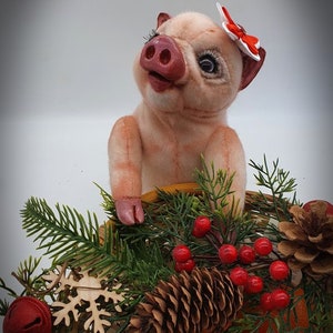 Pig Sewing PDF Pattern • Soft Teddy Pig Toy PDF Template • Plush Piglet ...