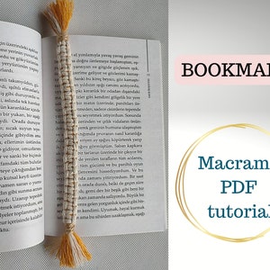 Pdf TUTORIAL of Macrame Bookmark Step by Step Guide Handmade Easy ...
