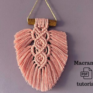 Feather Macrame Pattern / Leaf Tutorial / Step by Step DIY / Macrame ...