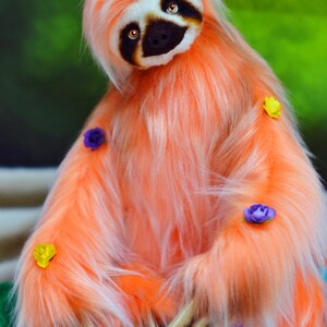 Sloth Sewing Pattern PDF • 10 Inch Plush Sloth Toy • Realistic Poseable ...