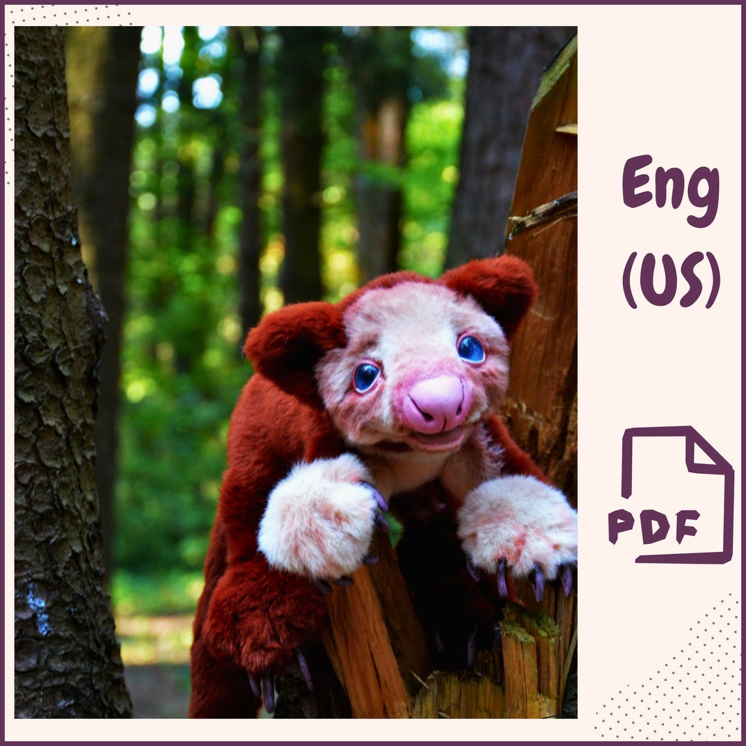 Wallaby Goodfellow. Realistic Toy. Stuffed Wallaby. Handmade ...