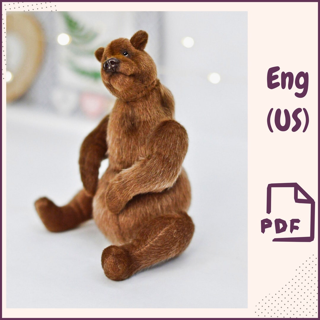 TEDDY BEAR Pattern Figure Stuffed Animal, Pattern Pdf-teddy Bear, Teddy ...