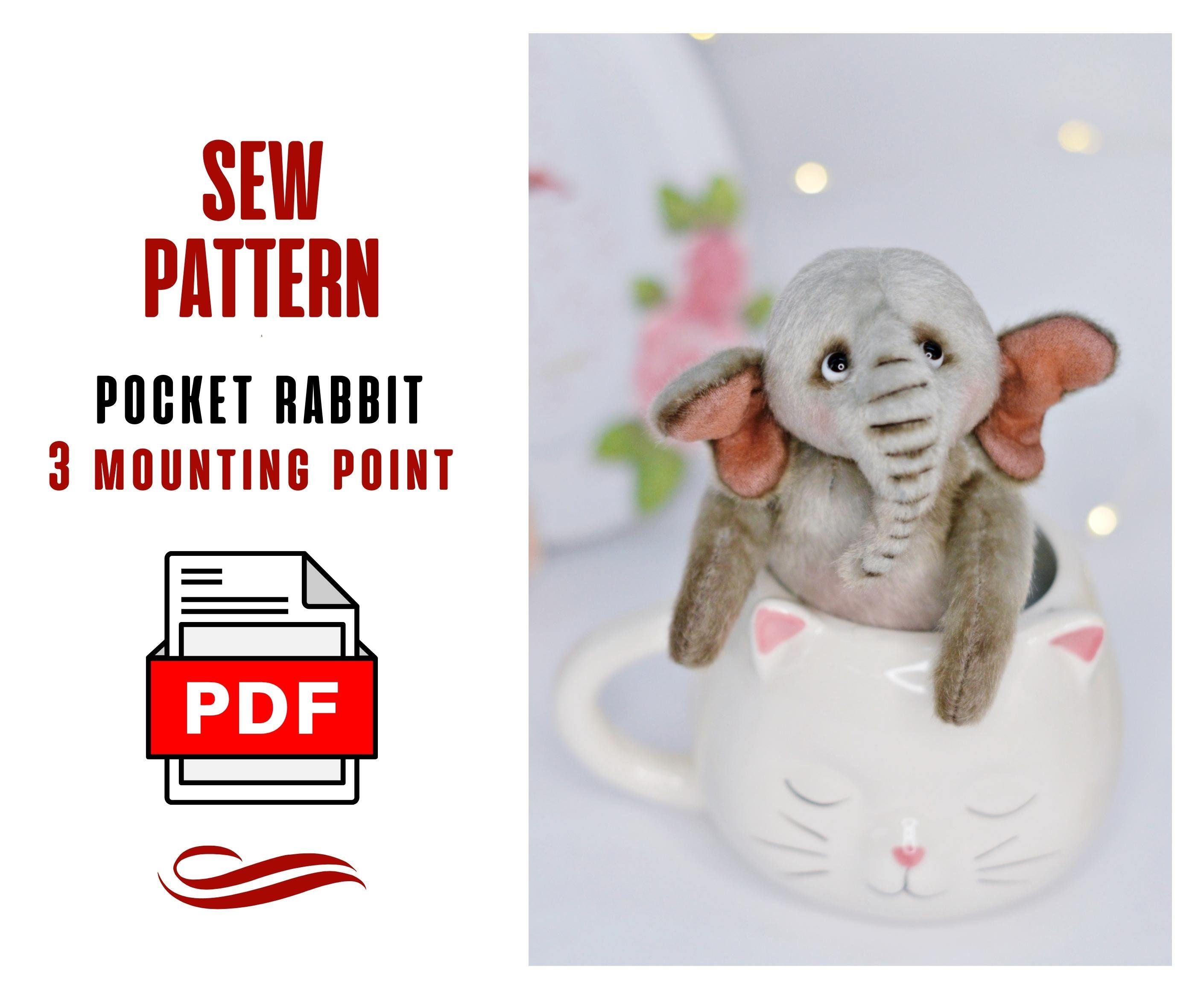 Elephant Elephant Sewing Pattern Elephant Pattern Toy Plush - Etsy