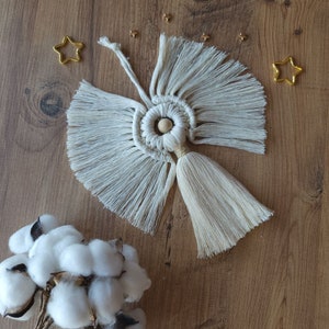 Macrame Angel Pdf Pattern, Easy Home Decor DIY, Macrame Christmas ...