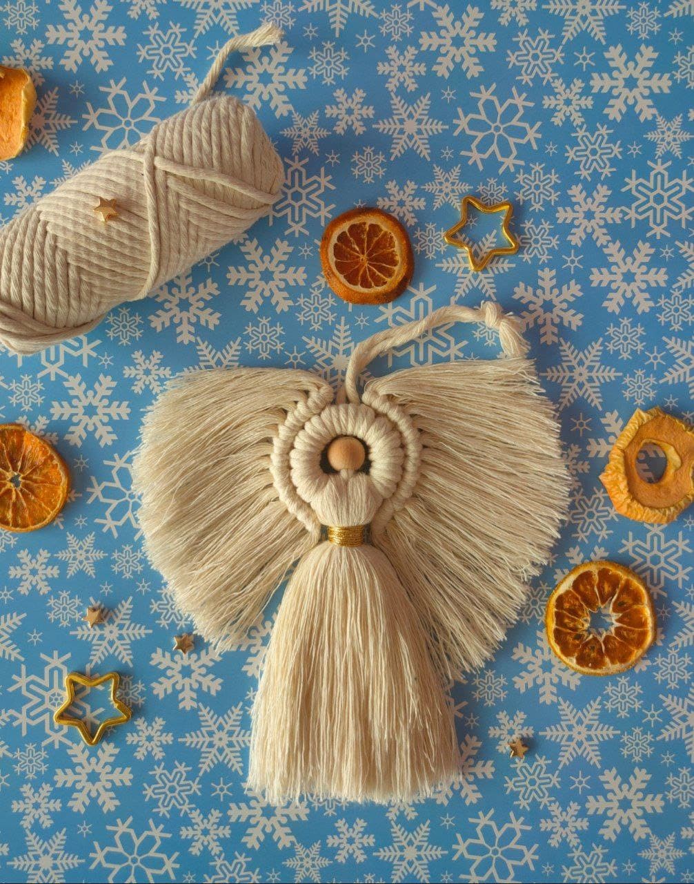 Macrame Angel Pdf Pattern Santa Macrame Set 2 Patterns Easy - Etsy