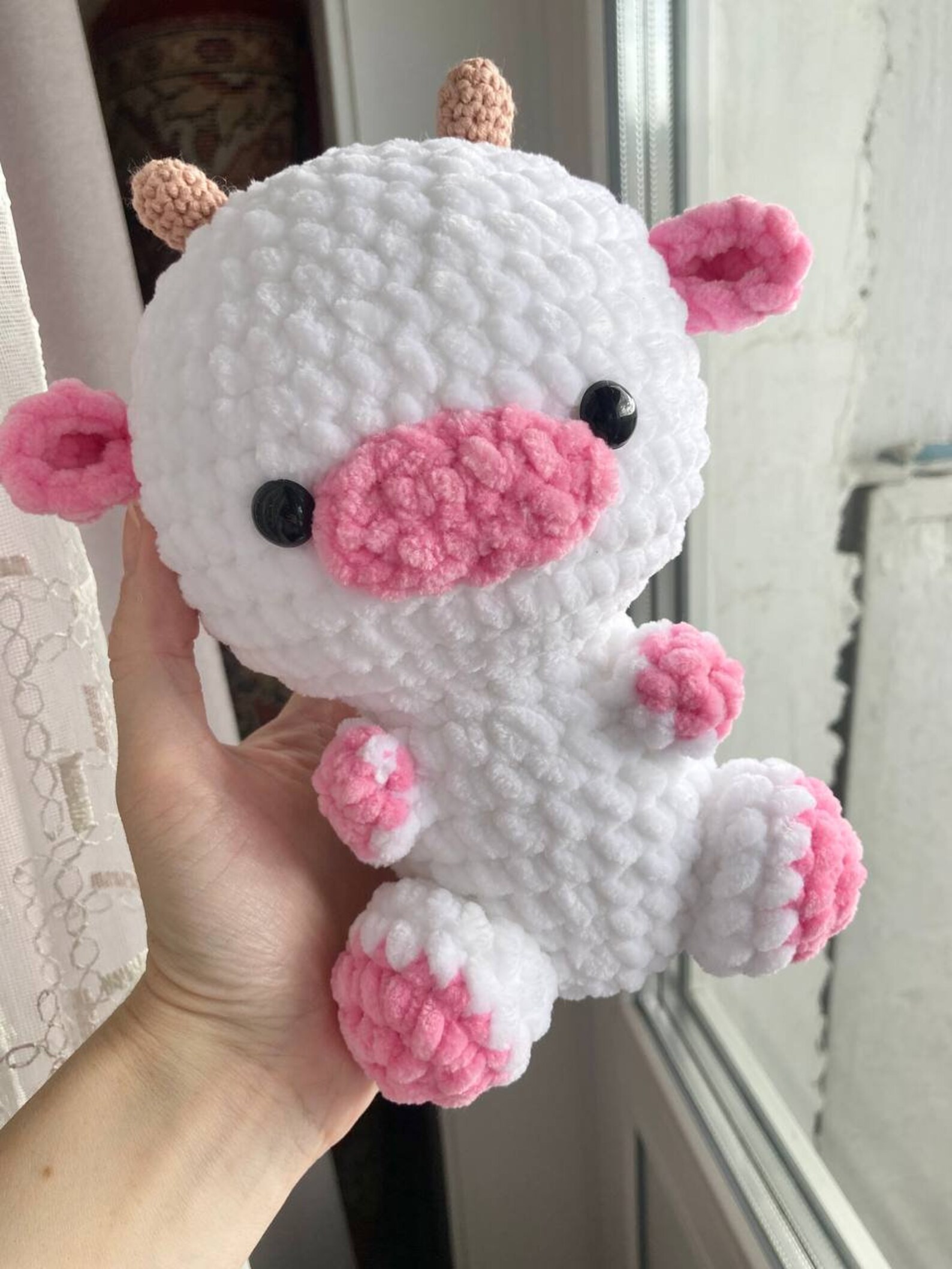 Crochet Cow Pattern Strawberry Cow Amigurumi Pattern Cow Plush - Etsy