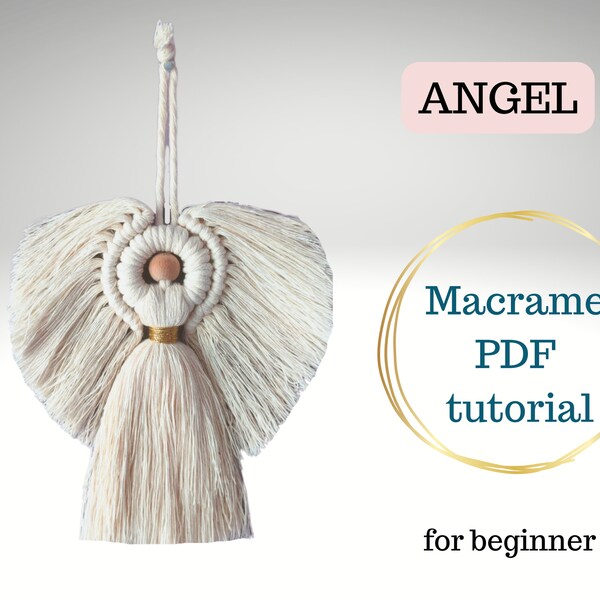 Macrame Angel Patterns - Etsy