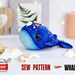 Sewing Pattern Whale Plush PDF (Download Now) - Etsy