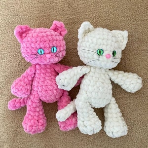Crochet Cat Pattern Plush Cat Pattern Amigurumi Cat Pattern Crochet ...