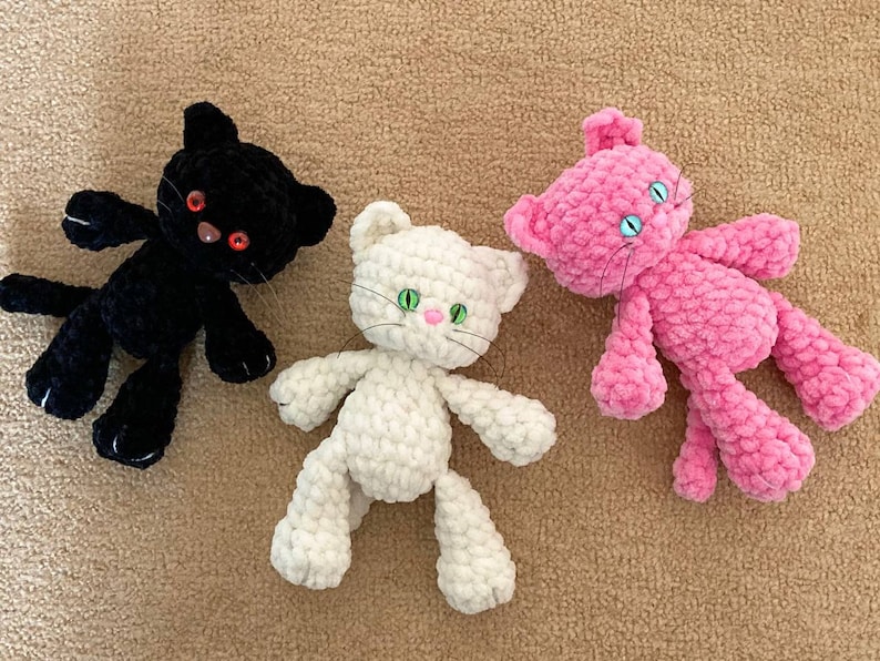 Crochet Cat Pattern Plush Cat Pattern Amigurumi Cat Pattern - Etsy