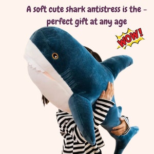 Shark Plush Toy Pattern PDF | DIY Sewing Project for Kids & Adults | 39 ...