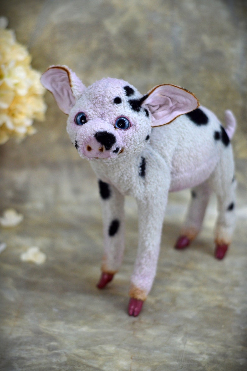 Piglet Sewing Pattern PDF | Soft Toy Pig DIY | Realistic Plush Piggy ...