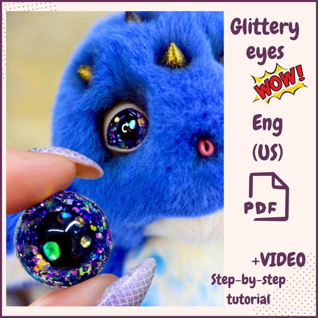 DIY Crystal Eye With Swarovski /doll Eyes /craft Eyes/ Resin Eyes/video ...