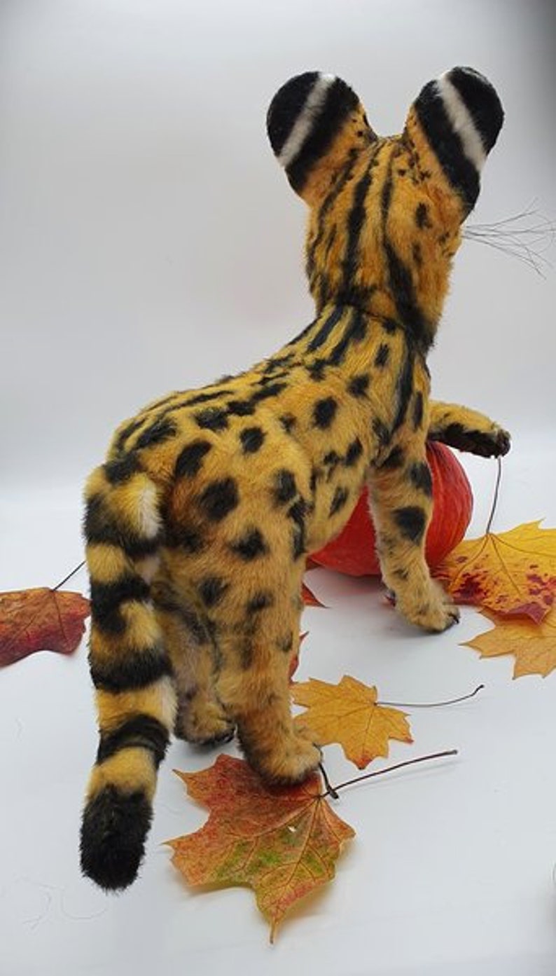 Serval Cat Sewing Pattern – Plush Toy PDF, Realistic Stuffed Animal ...