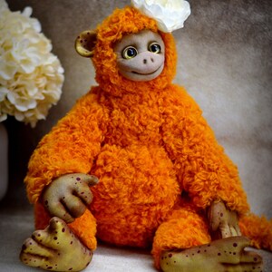 Plush Monkey Sewing Pattern PDF + Video | Stuffed Animal Monkey DIY ...