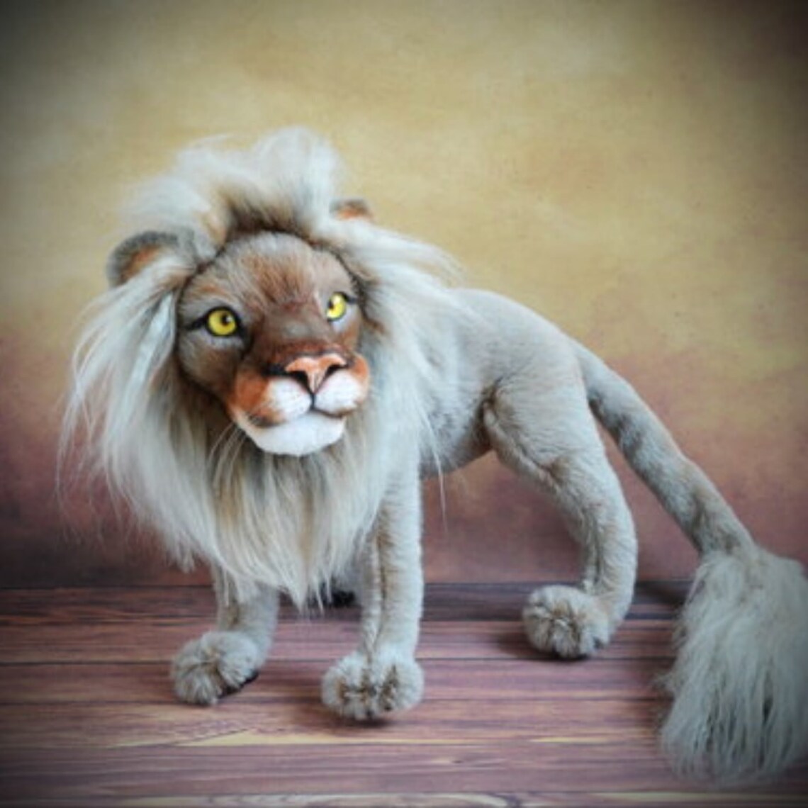 SEW PATTERN Lion Realistic Wildcat Figure Stuffed Animal - Etsy